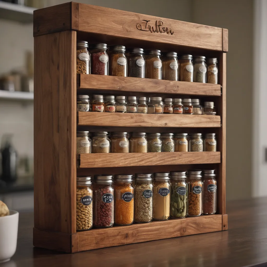 Creative Spice Rack Solutions for Kitchen Cabinets