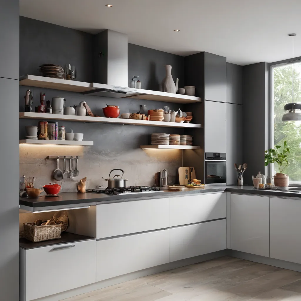 Stand Up Shelves: Optimize Your Kitchen Space
